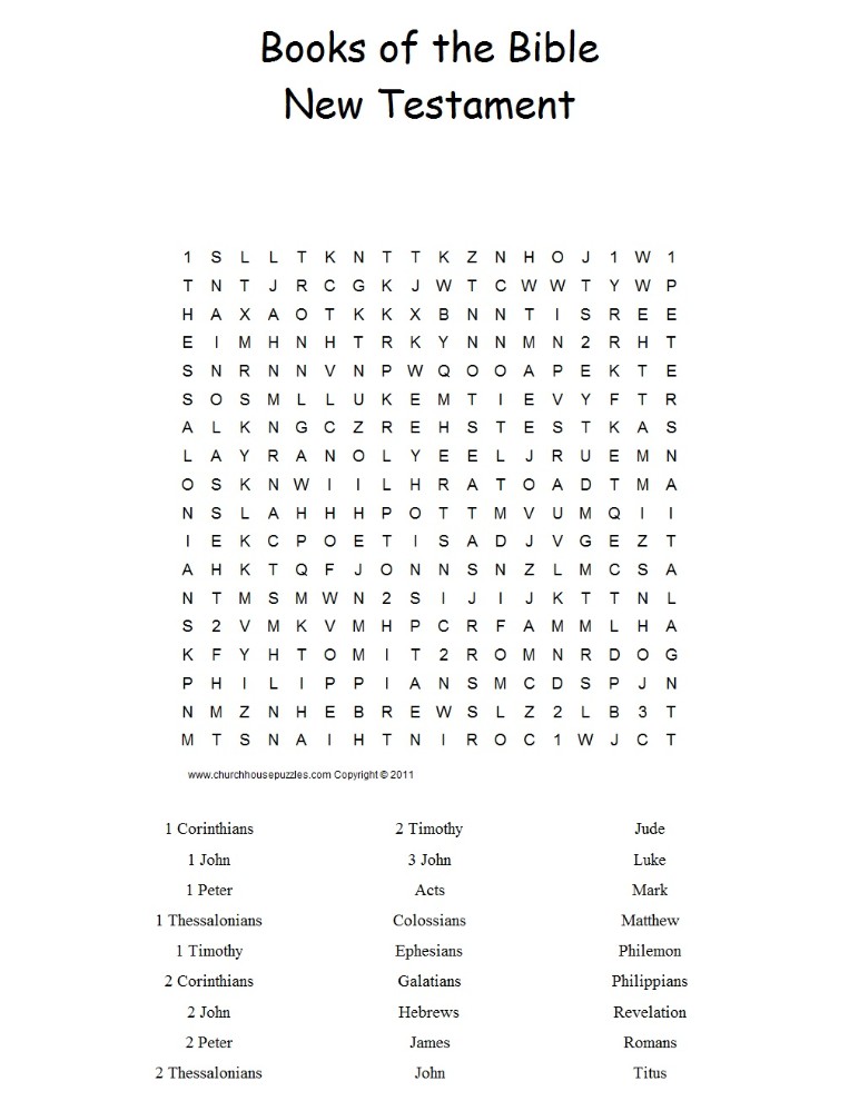 New Testament Word Search